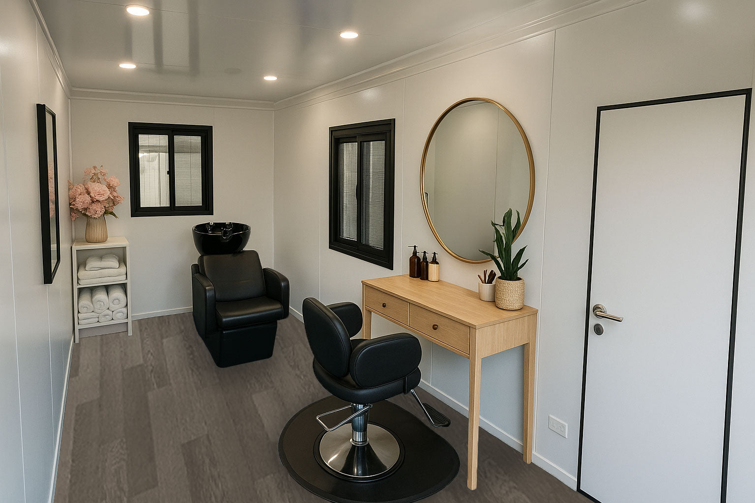 Custom Backyard Salon Container Studios | Home Technology Club