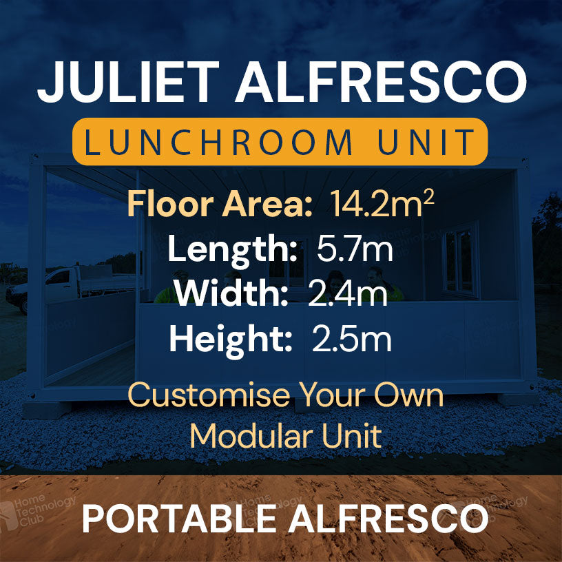 20ft Alfresco Portable Lunch Room – Home Technology Club