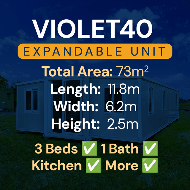 40ft Expandable Prefab Container Home – Home Technology Club